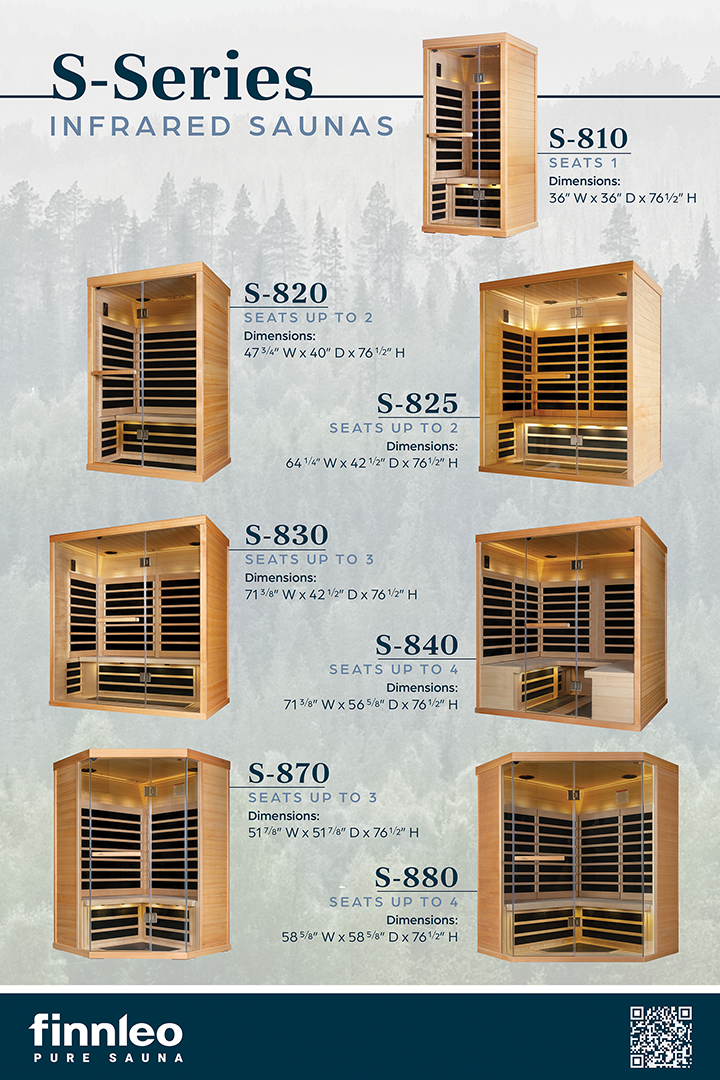 S-Series Infrared Saunas Wall Graphic – FINNLEO